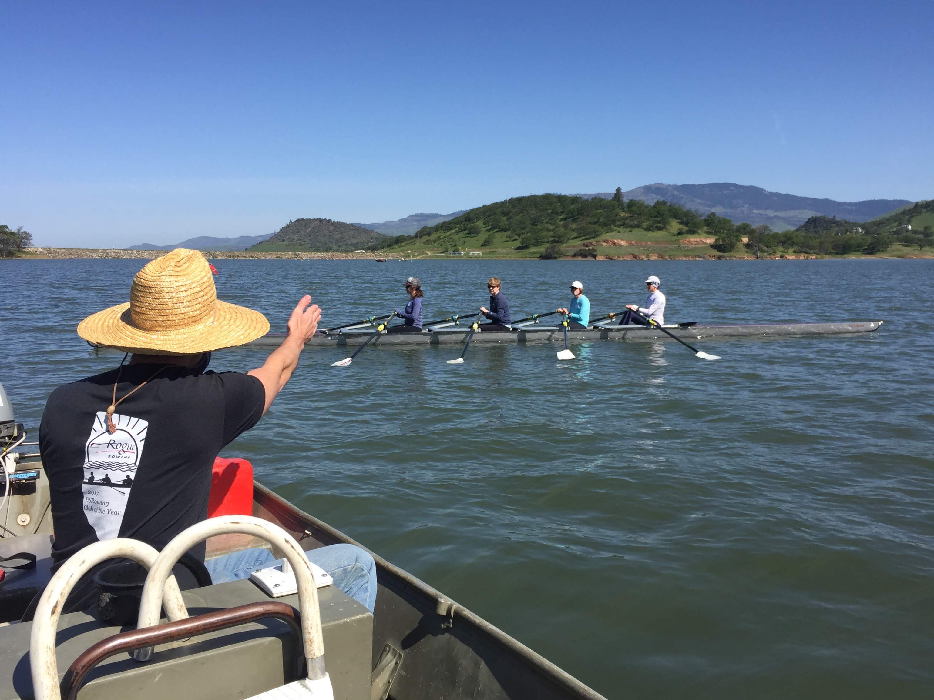 Support Rogue Rowing - Rogue Rowing at Emigrant Lake